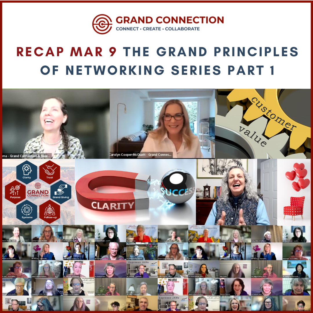 RECAP Mar 9, 2023 The Grand Principles of Networking Series Part 1 ...