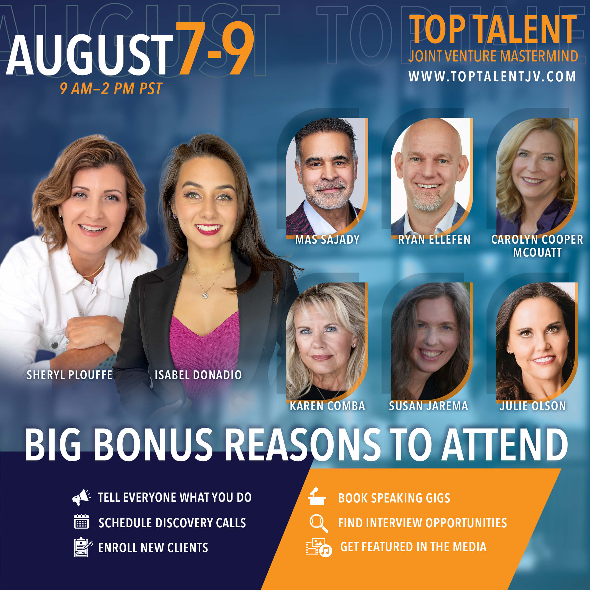 Aug 7-9 | Top Talent JV Mastermind and Speaking Contest - Grand ...
