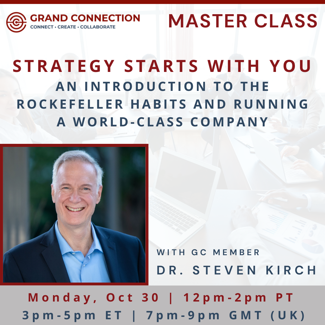 Oct 30 | Strategy Starts With YOU - An Introduction to the Rockefeller ...