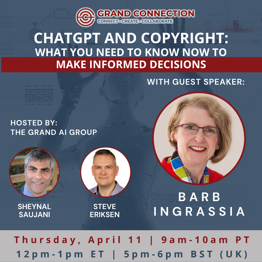 Apr 11 | ChatGPT and Copyright: What You Need to Know NOW to Make ...