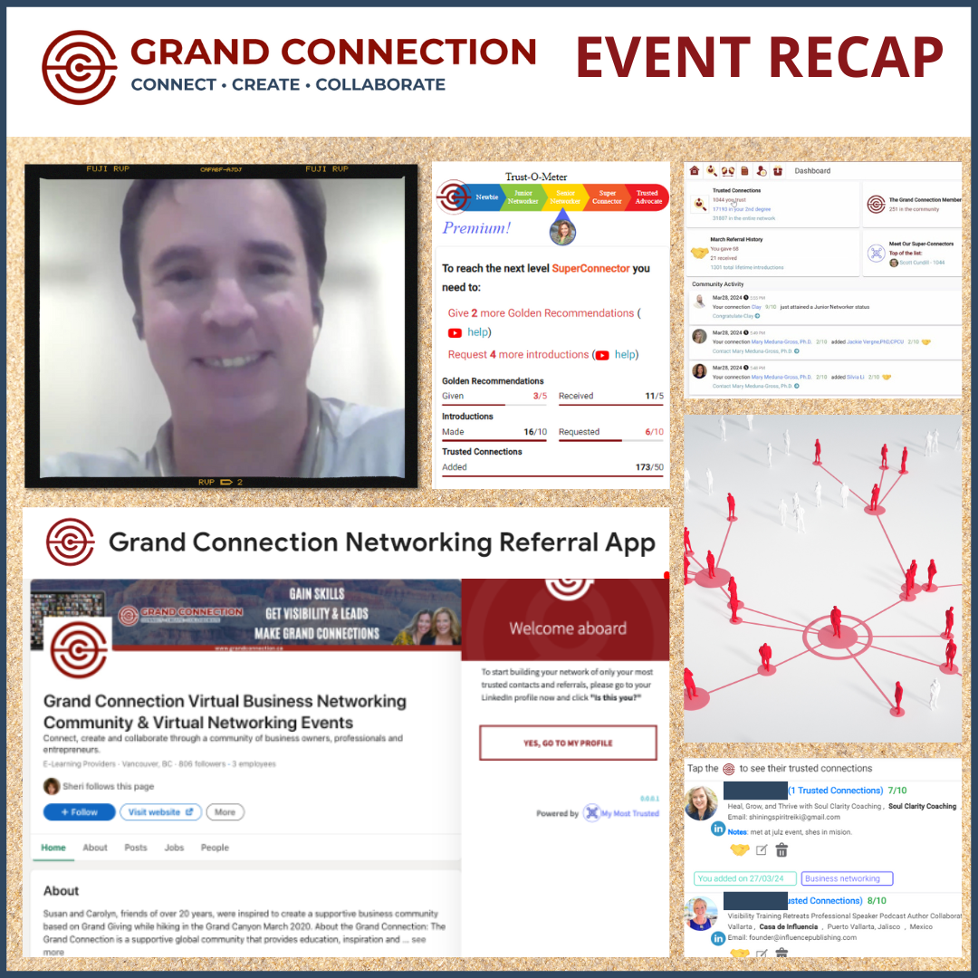 RECAP Mar 28 | Demo of Grand Connection Networking Referral App (MMT ...