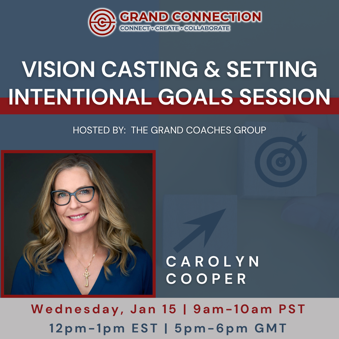 Jan 15 | Vision Casting & Setting Intentional Goals Session at The ...