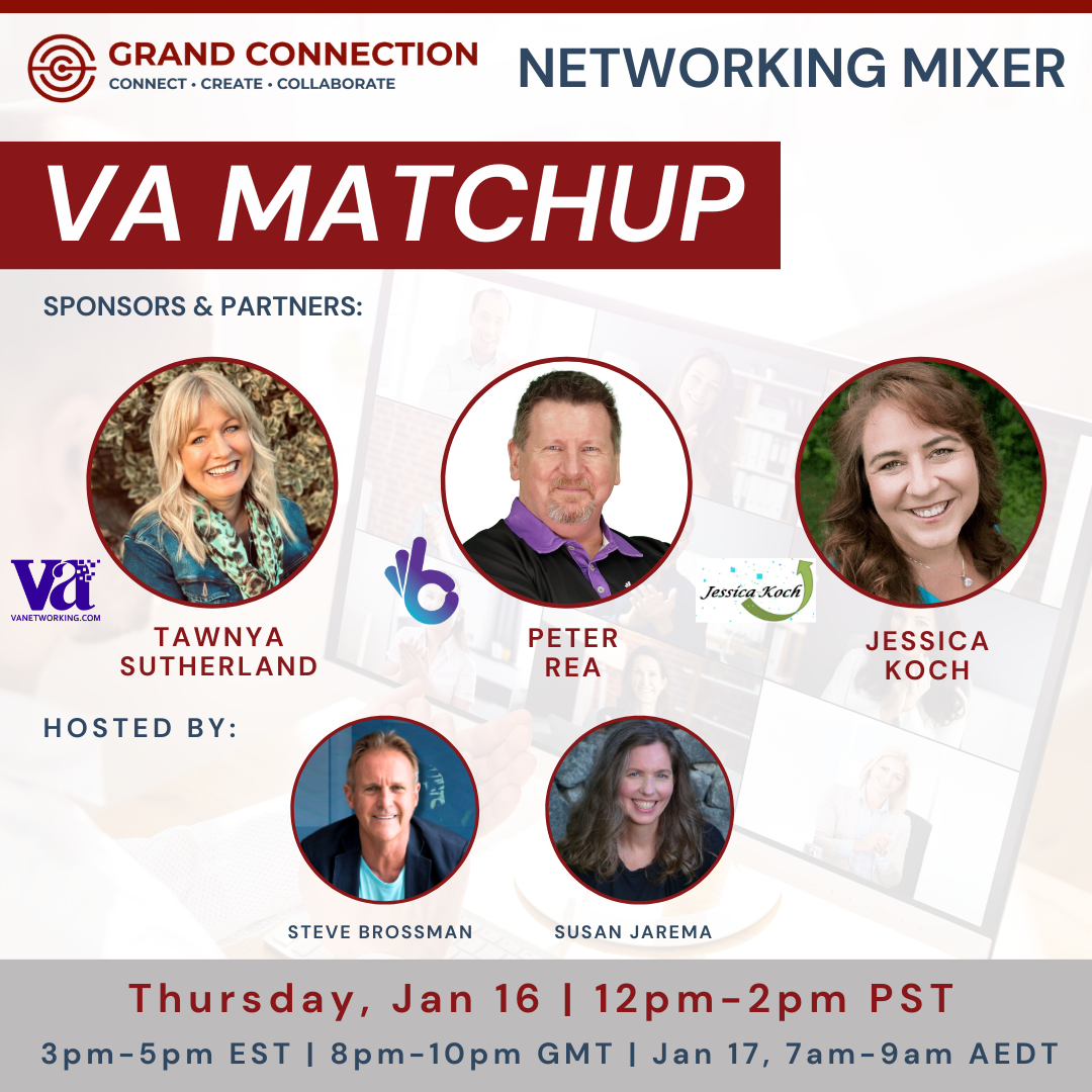 Jan 16 | The Grand Connection Networking Mixer - VA MATCH UP - Grand ...