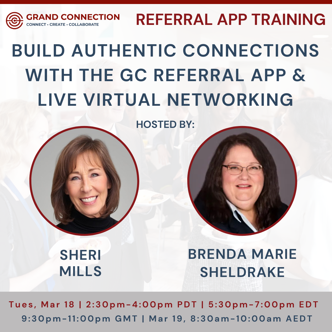 Mar 18 | Build Authentic Connections With the GC Referral App & Live ...