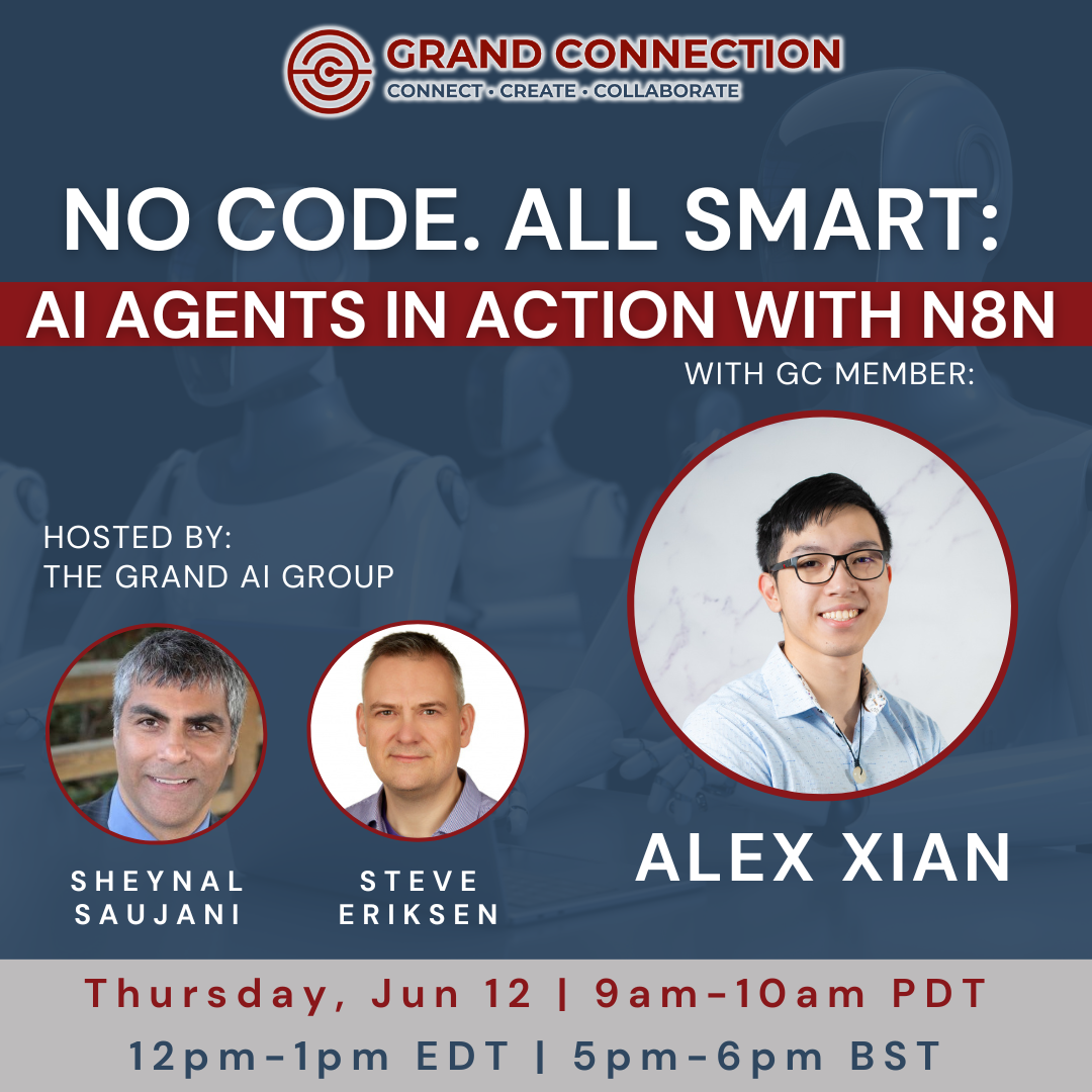 Jun 12 | No Code. All Smart: AI Agents in Action with n8n at The Grand ...