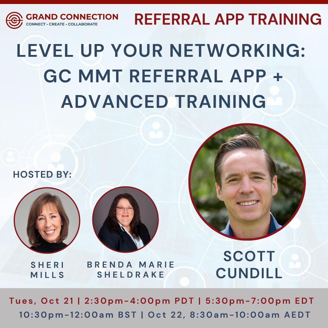 Oct 21 | Level Up Your Networking: GC MMT Referral App + Advanced ...