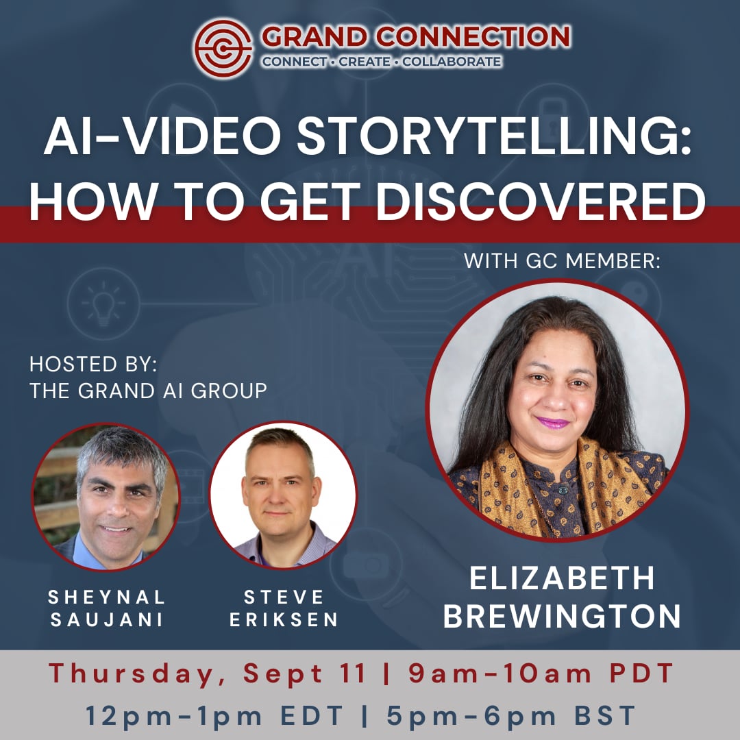 Sept 11 | AI-Video Storytelling: How to Get Discovered! With Elizabeth ...