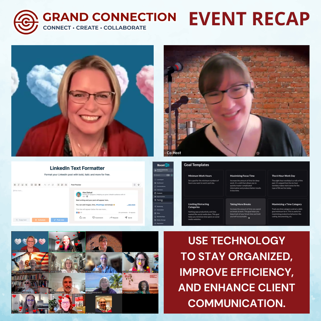 RECAP Feb 26 | Smart Systems for Speakers: Automate, Organize & Thrive ...