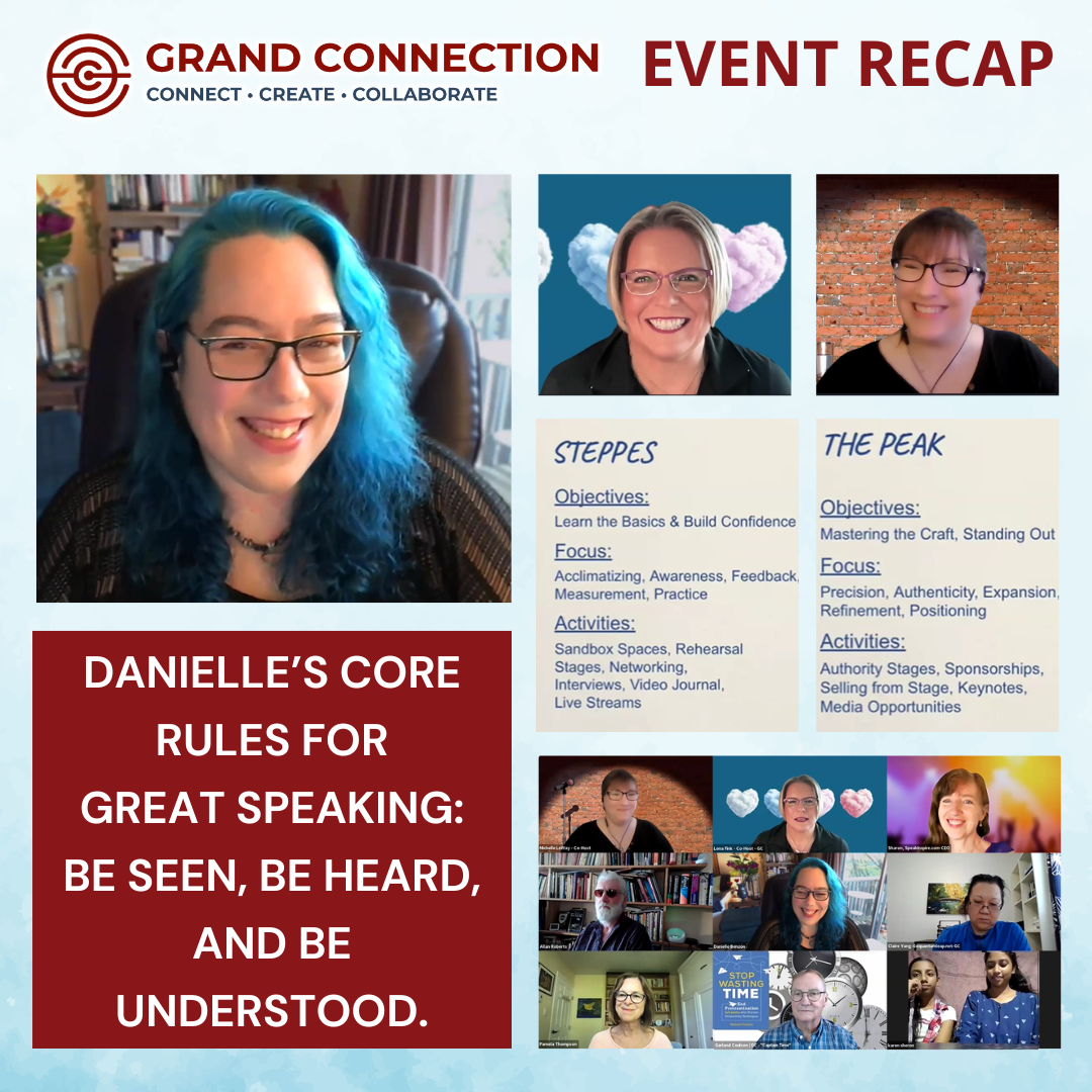 RECAP Apr 23 | Demystifying Speaker Success With Danielle Benzon at The ...