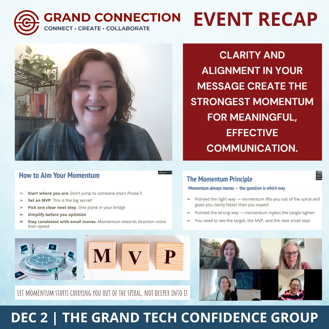 Recap Dec 2 | Stuck With Tech? Your Tech Confidence Reset With Avital ...