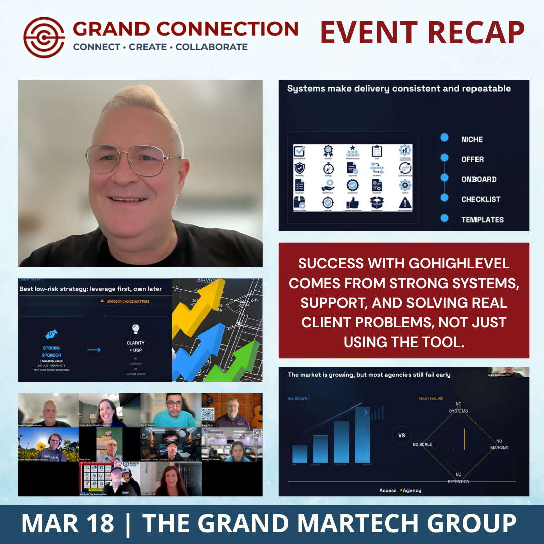 Recap Mar 18 | The GHL Agency Blueprint: Systems, Sales & Scale at The ...
